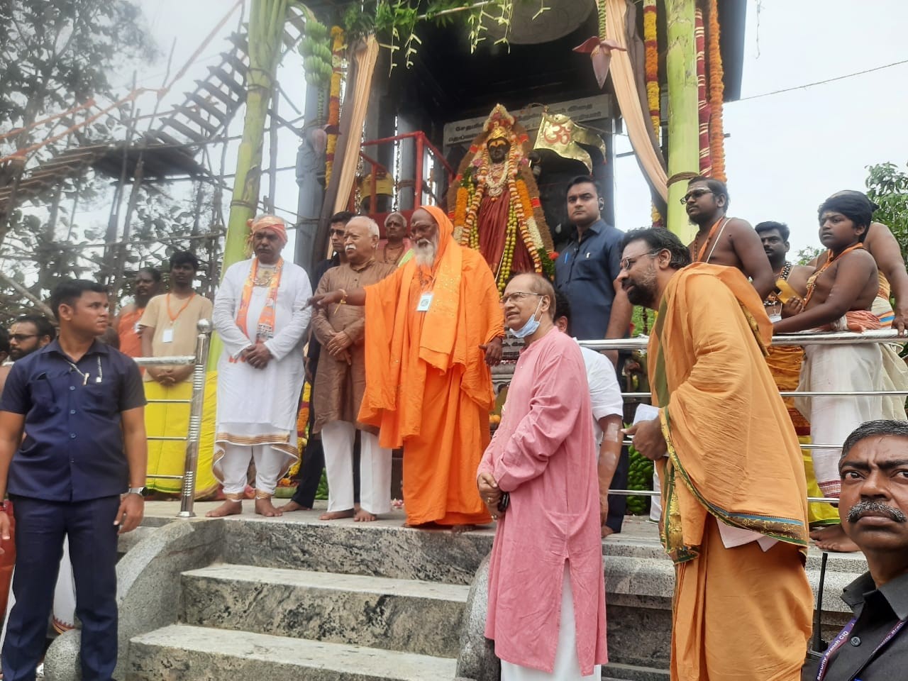 TamilNadu – RSS Sarsanghchalak Mohan Bhagwat Ji unveils Statue of Bharat Mata - VSK Telangana